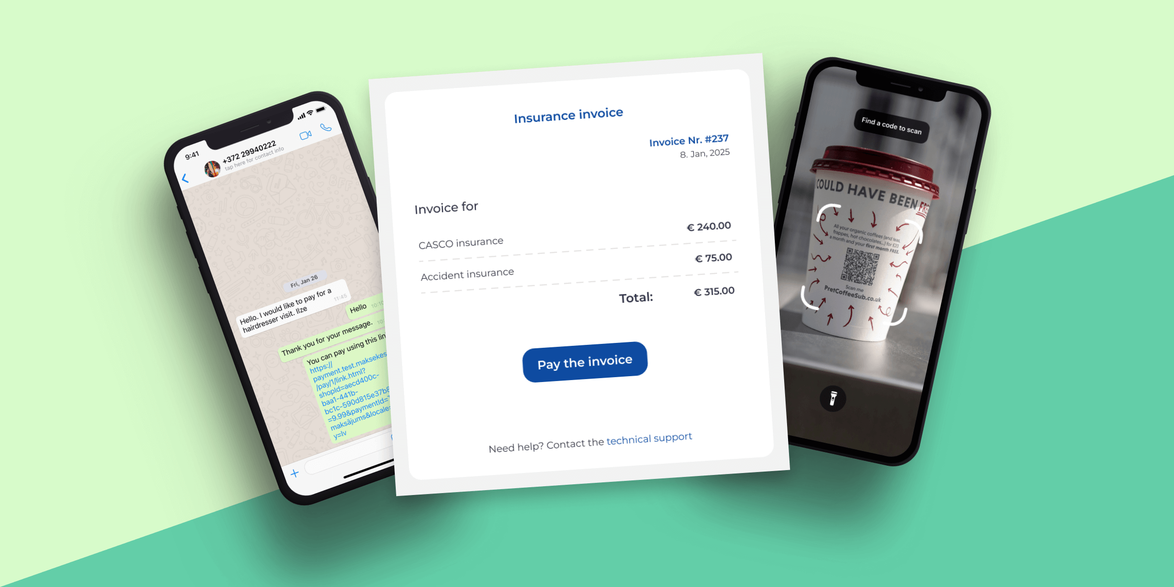 Payment Links and QR Codes - easy way to accept payments